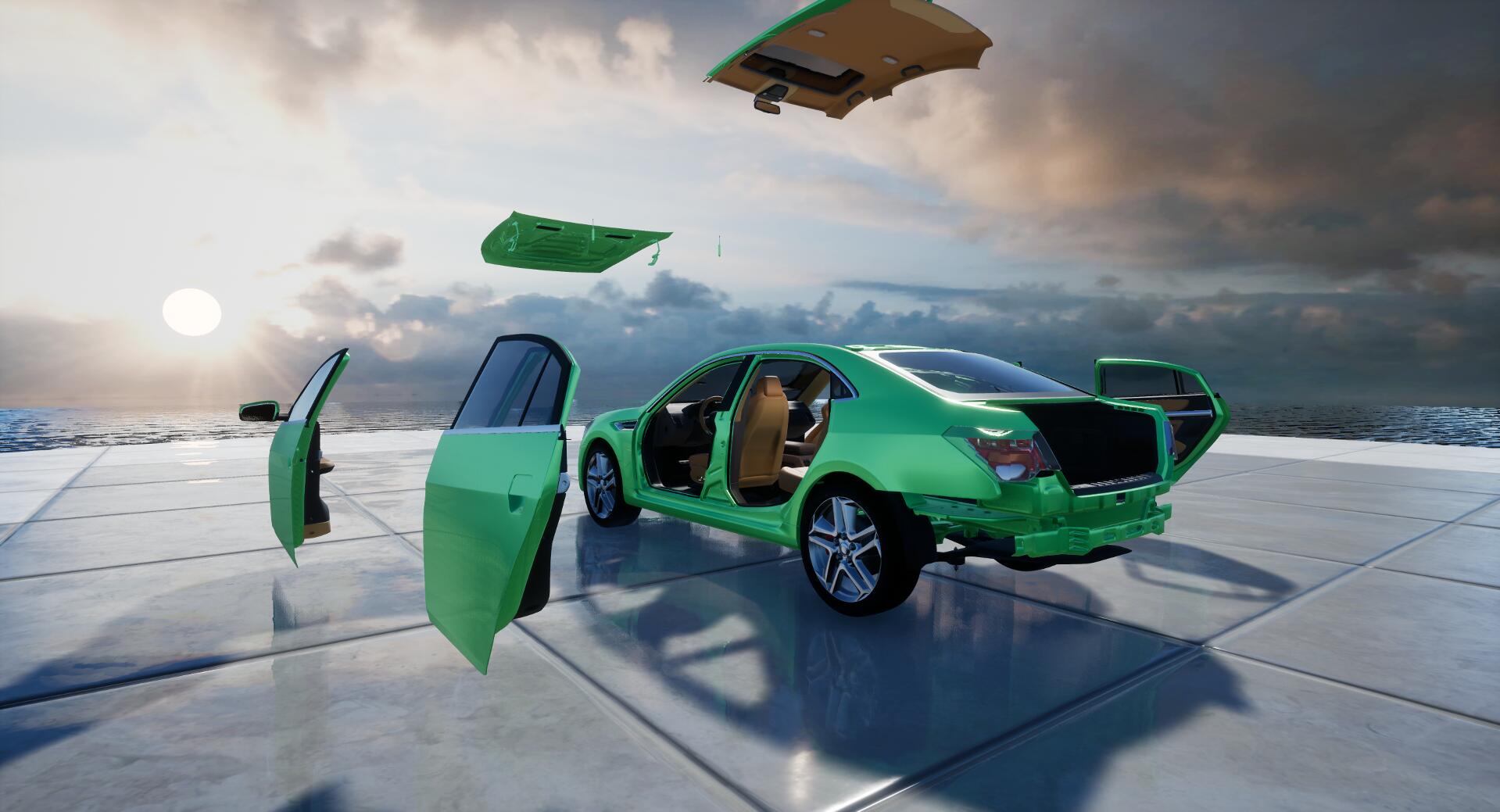 VR汽车虚拟展厅 – 天擎科技